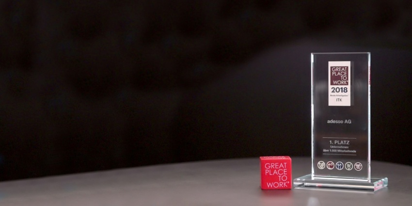 adesso SE is the best place to work in the ITC sector in Germany